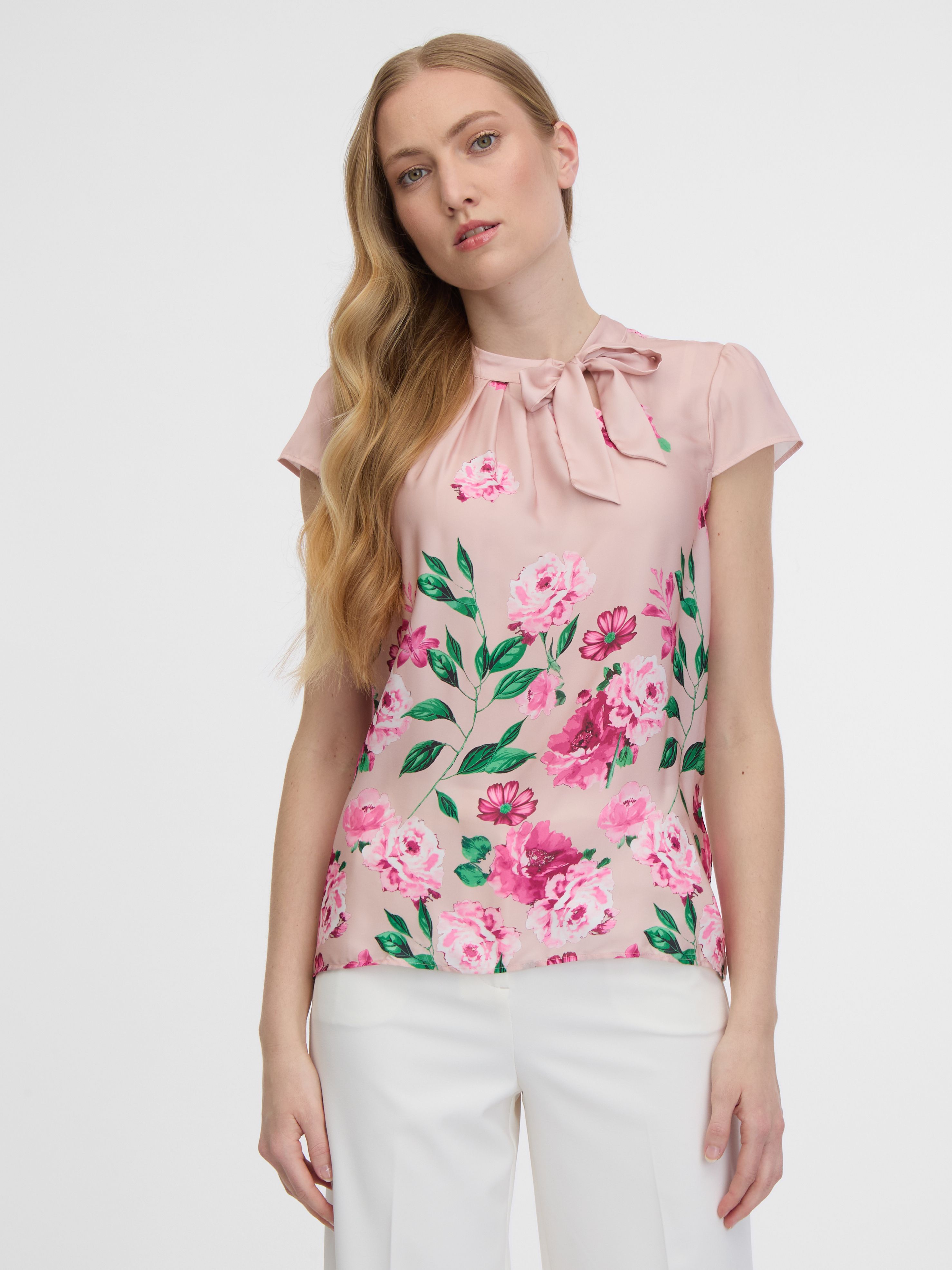 Bluză cu flori roz deschis ORSAY | Orsay.ro - Magazinul electronic ...