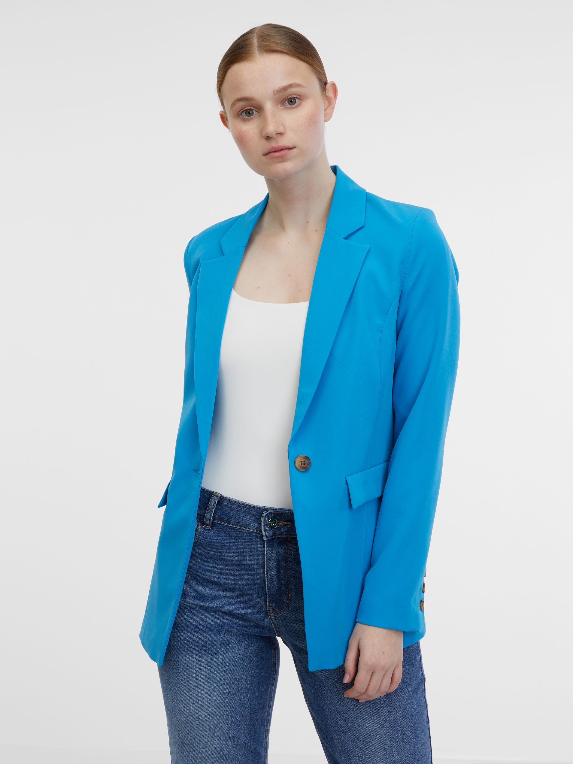 Modré dámské sako ORSAY | Orsay.cz - Oficiální e-shop značky ORSAY pro ...