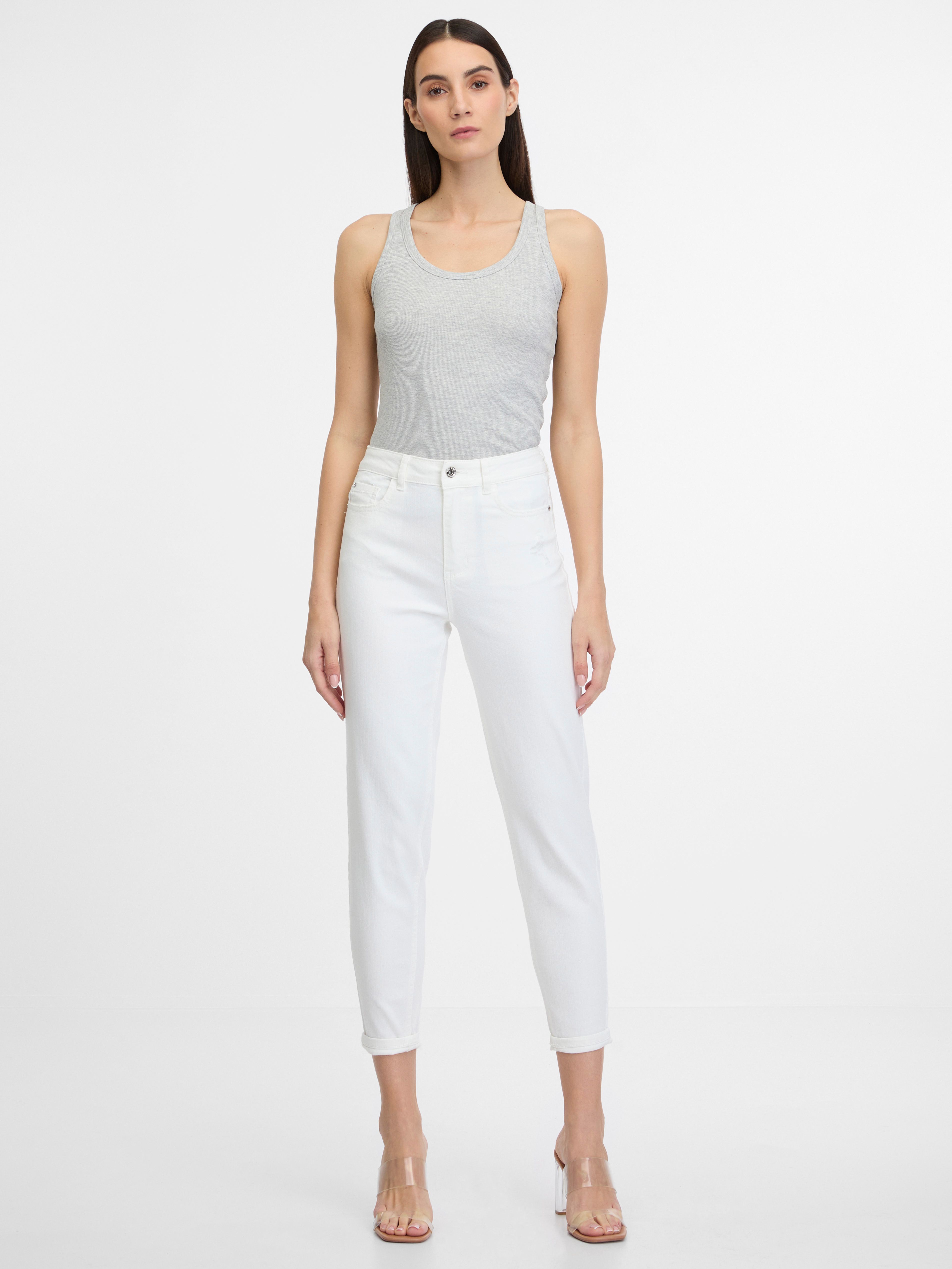 Schne Weisse Mom Jeans Bilder
