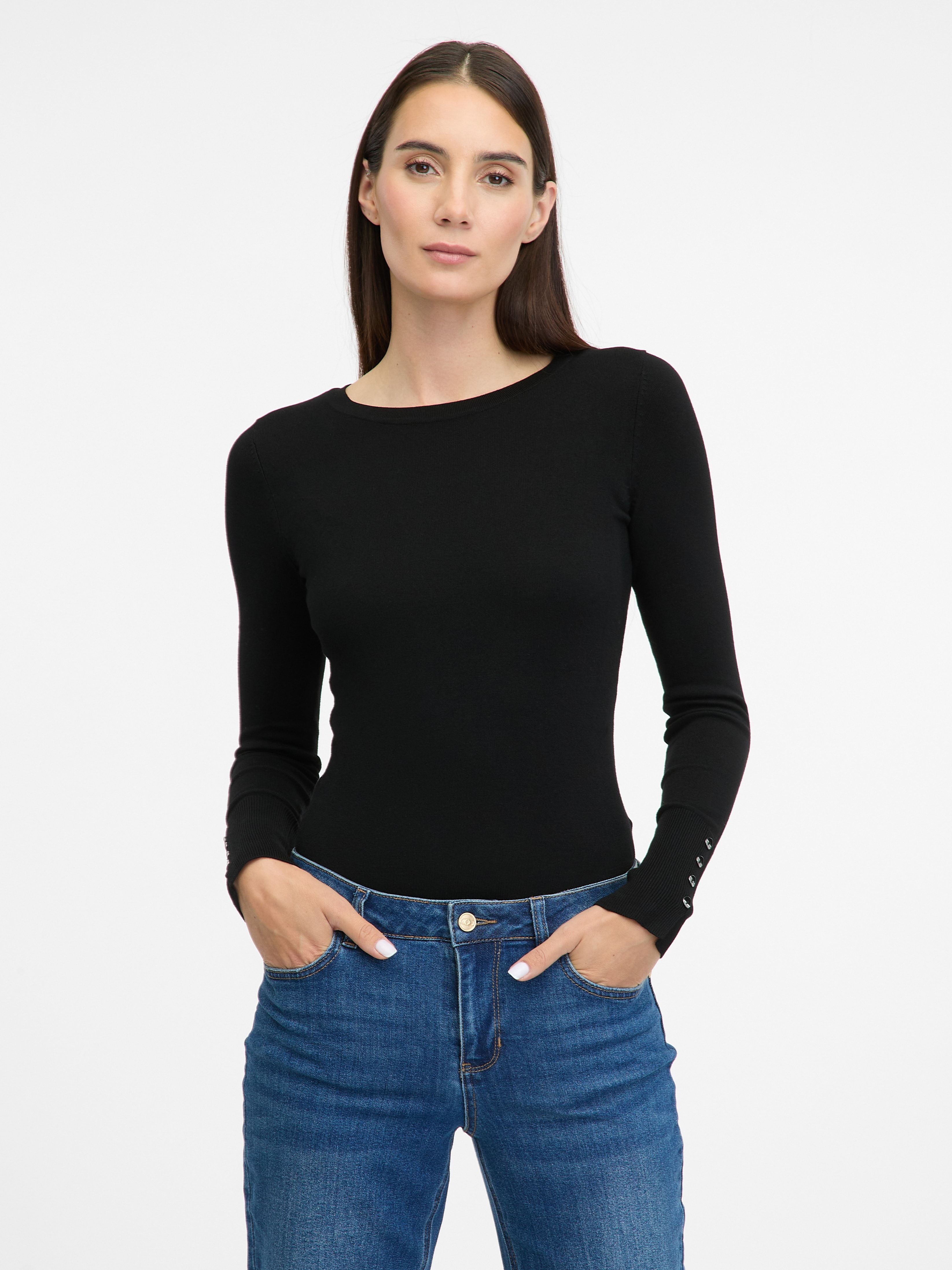 Schwarzer leichter Damen-Pullover ORSAY | Orsay.at - Der offizielle E ...