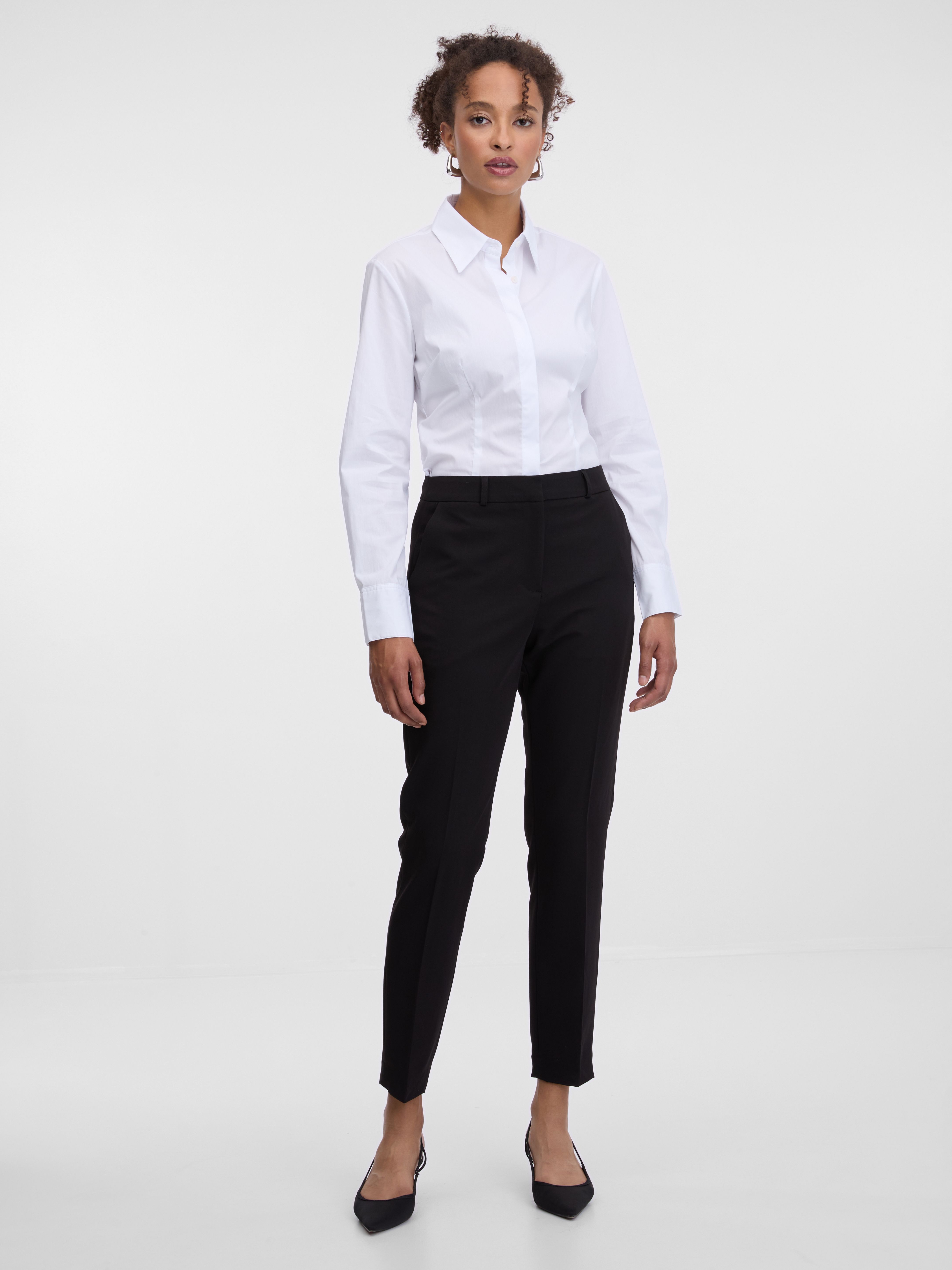 Černé dámské slim kalhoty ORSAY | Orsay.cz - Oficiální e-shop značky ...