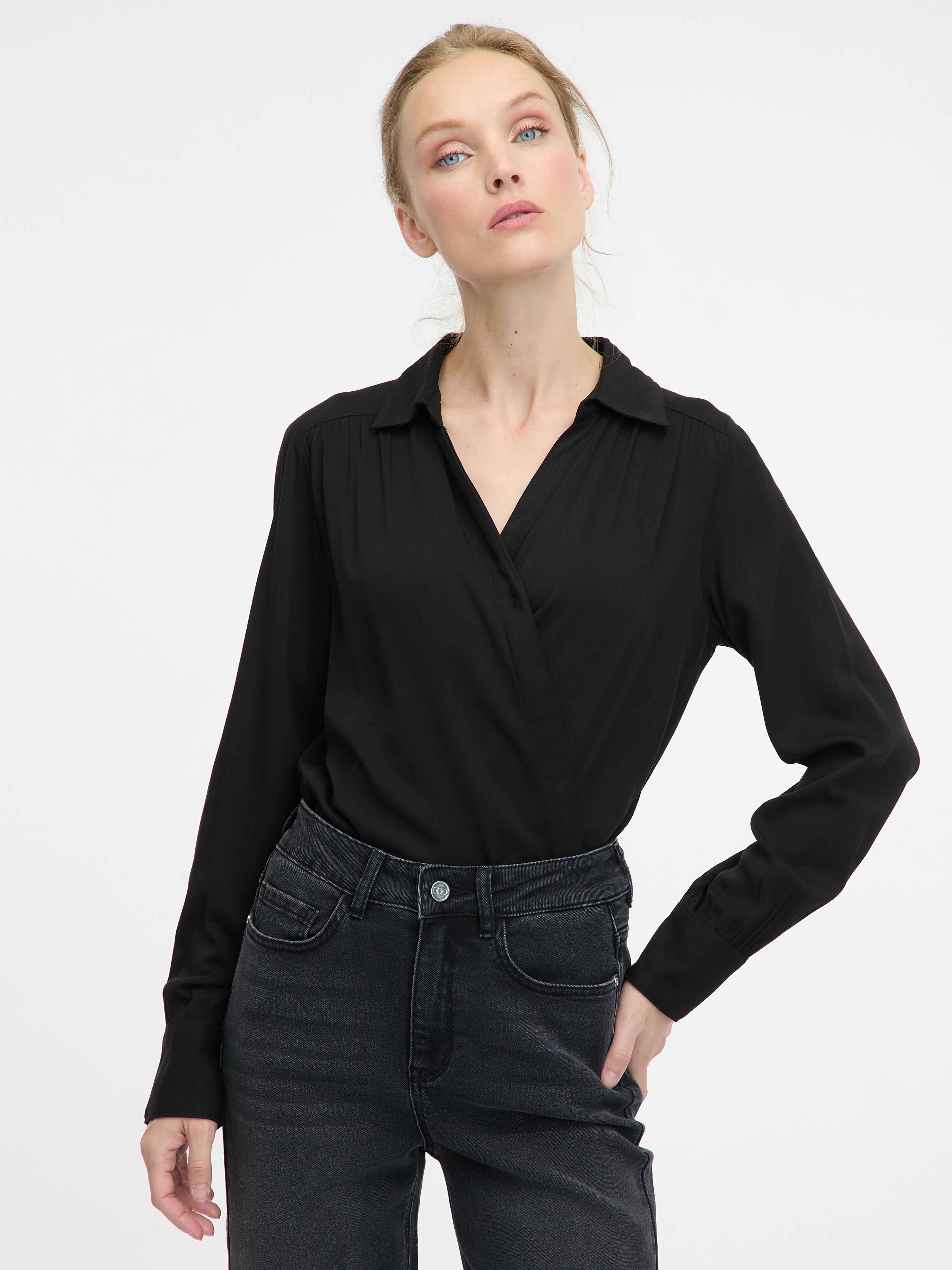 Schwarze Damen-Bluse ORSAY | Orsay.at - Der offizielle E-Shop der Marke ...