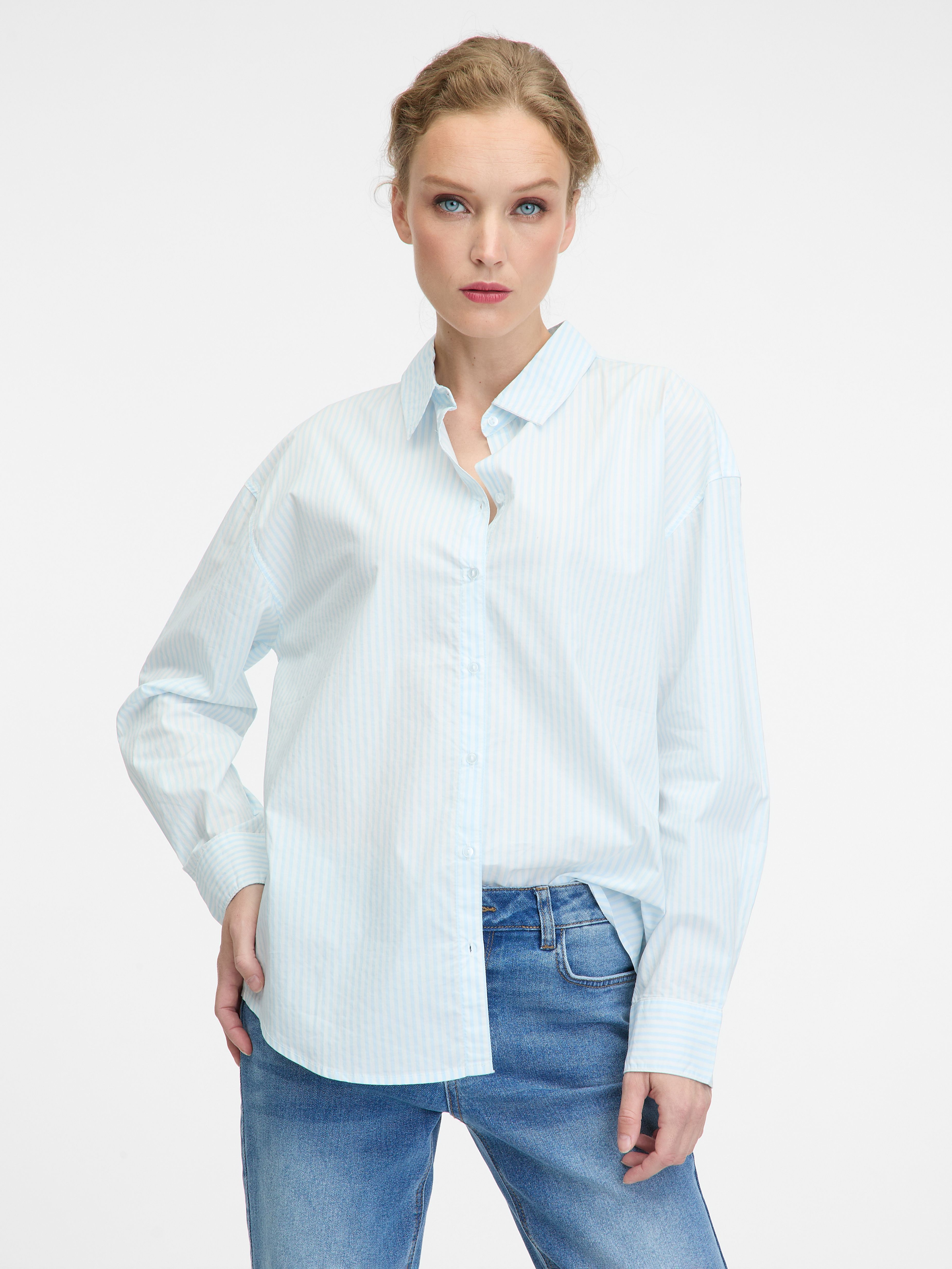 Světle modrá dámská košile ORSAY | Orsay.cz - Oficiální e-shop značky ...