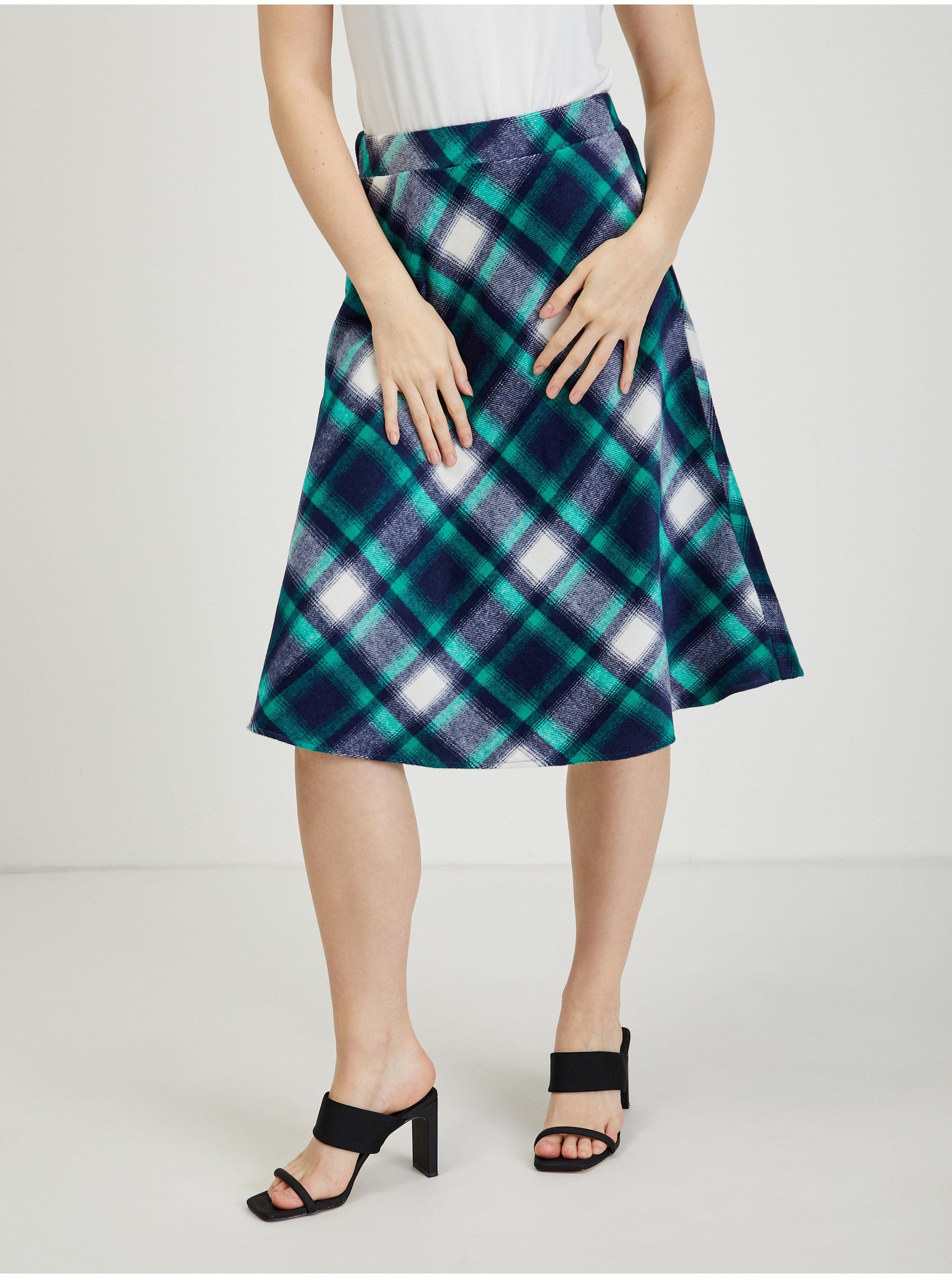 Grün-blau karierter Damenrock ORSAY | Orsay.at - Der offizielle E-Shop ...