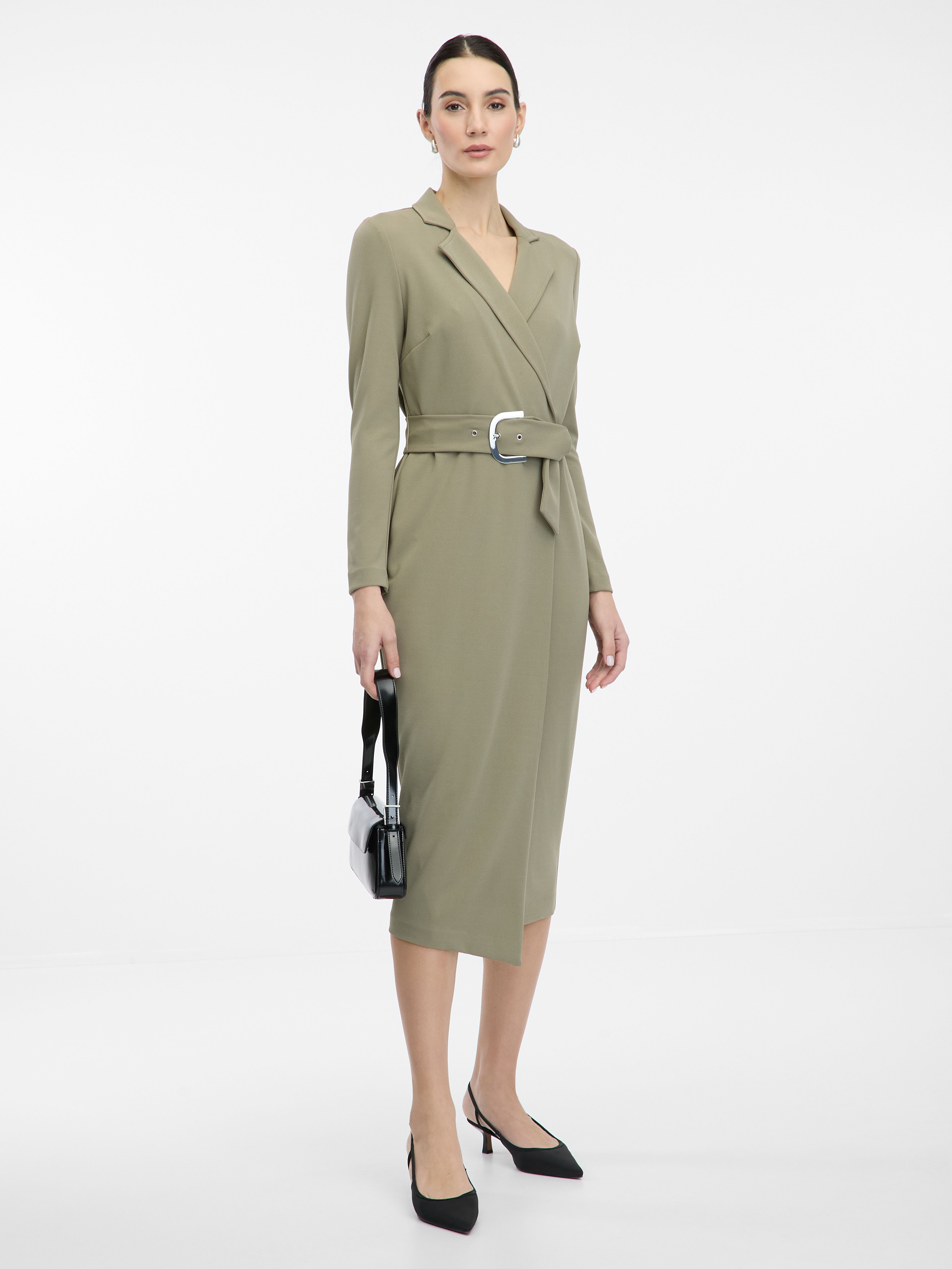 ORSAY khaki női midi ruha | Orsay.hu - Hivatalos ORSAY webáruház ...