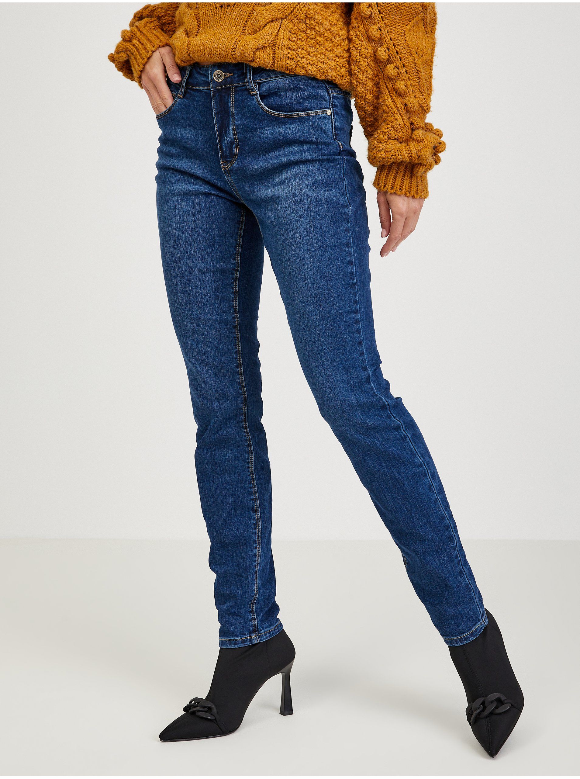 ORSAY sötétkék slim fit női farmer | Orsay.hu - Hivatalos ORSAY ...