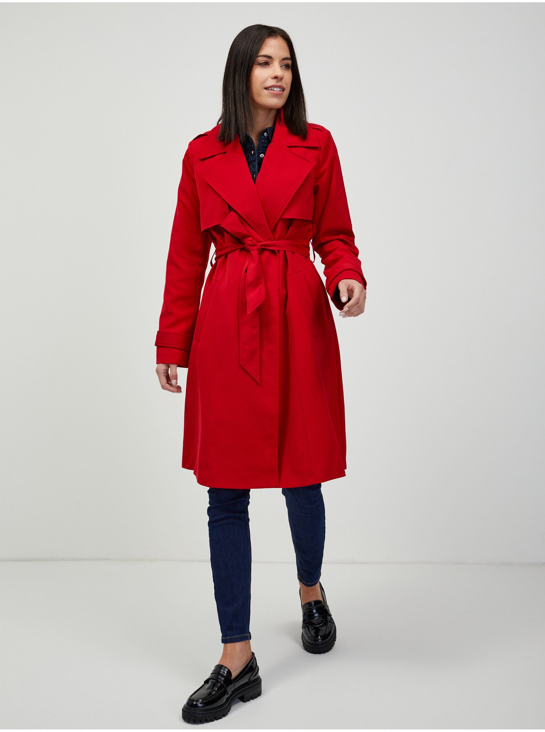Roter Damen Trenchcoat ORSAY | Orsay.at - Der offizielle E-Shop der ...