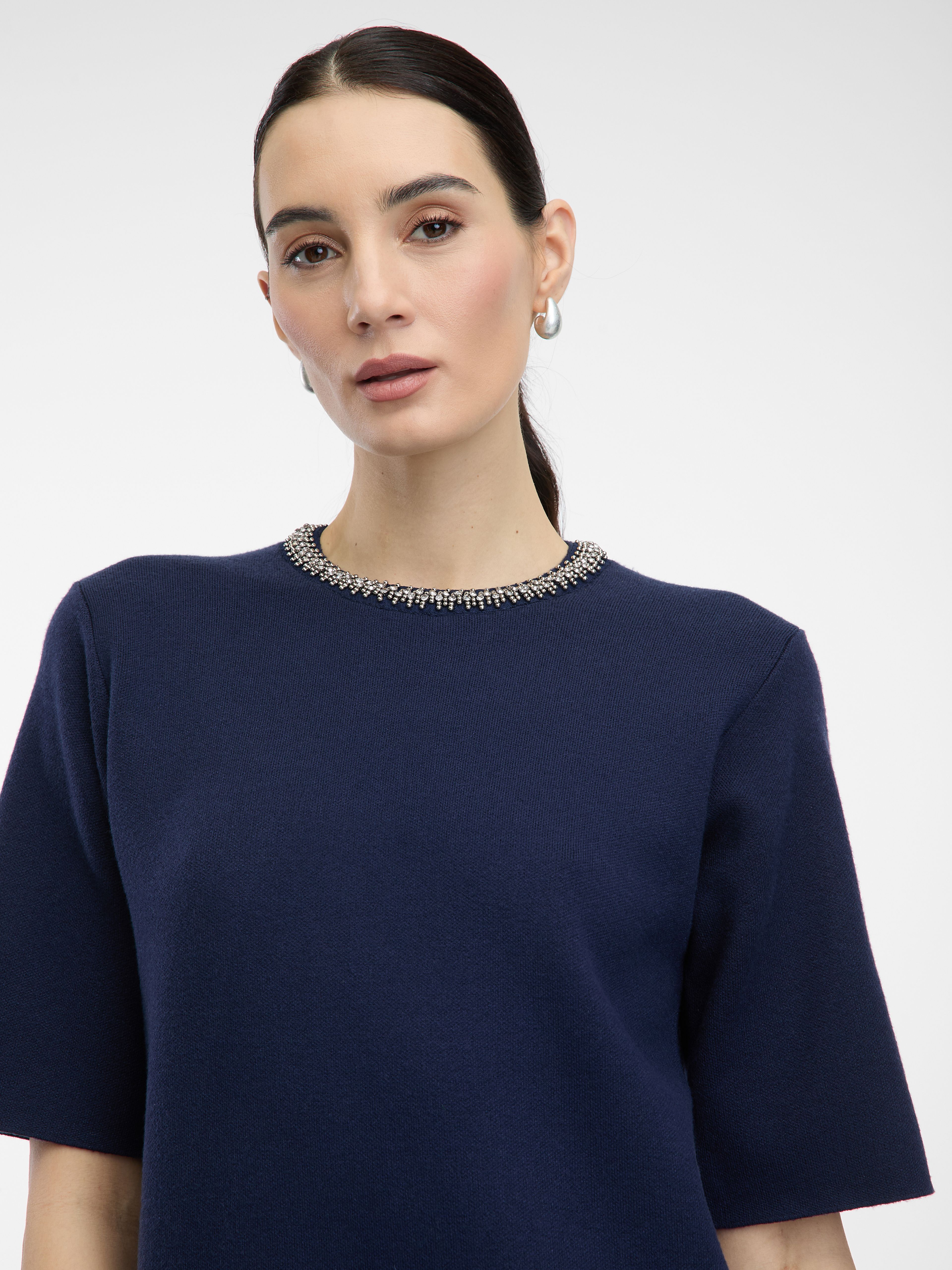 Dunkelblaues Minikleid ORSAY Orsay de Der Offizielle E Shop Der