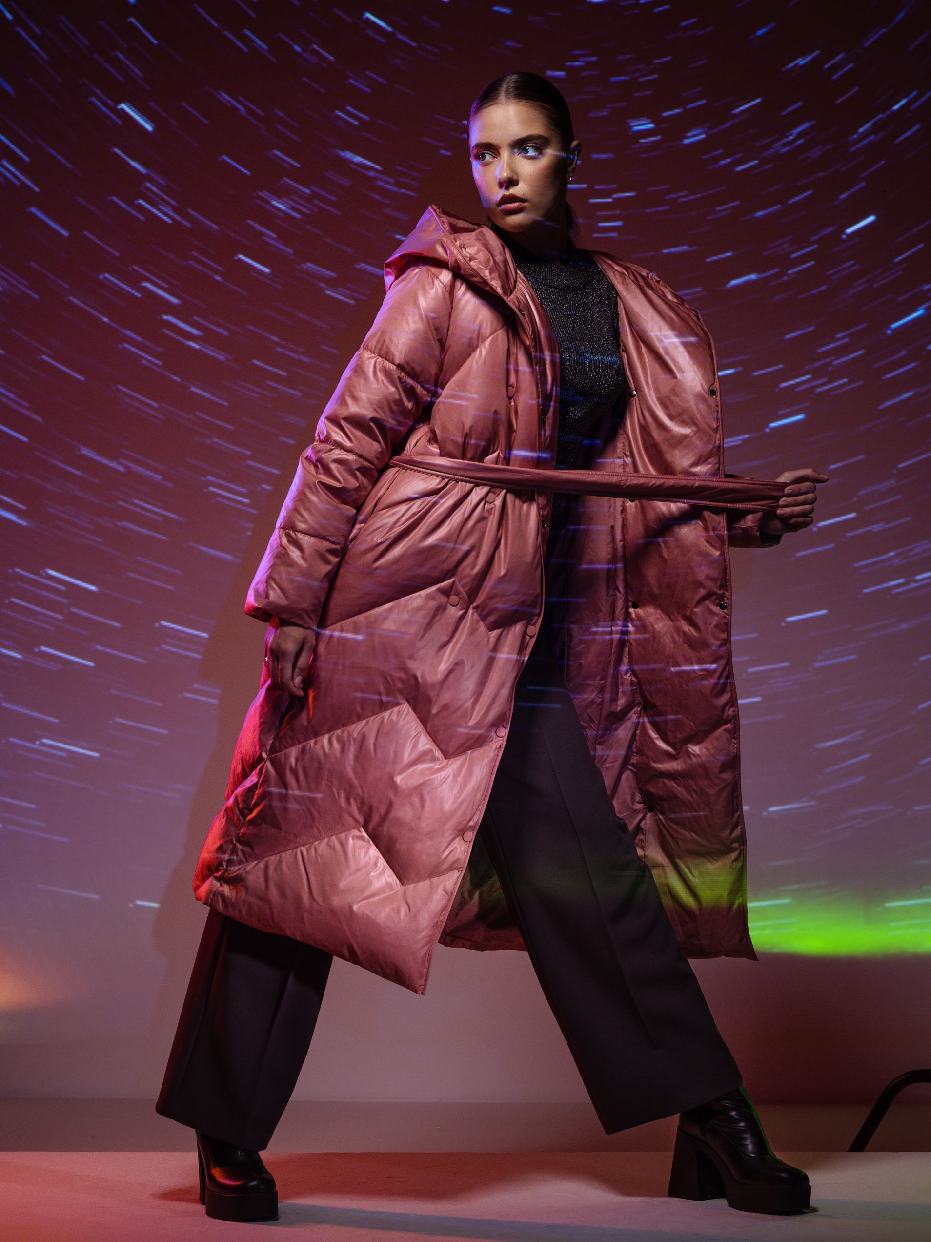 Stari rozi ženski kaput na perje ORSAY | Orsay.hr - Službeni e-shop ...