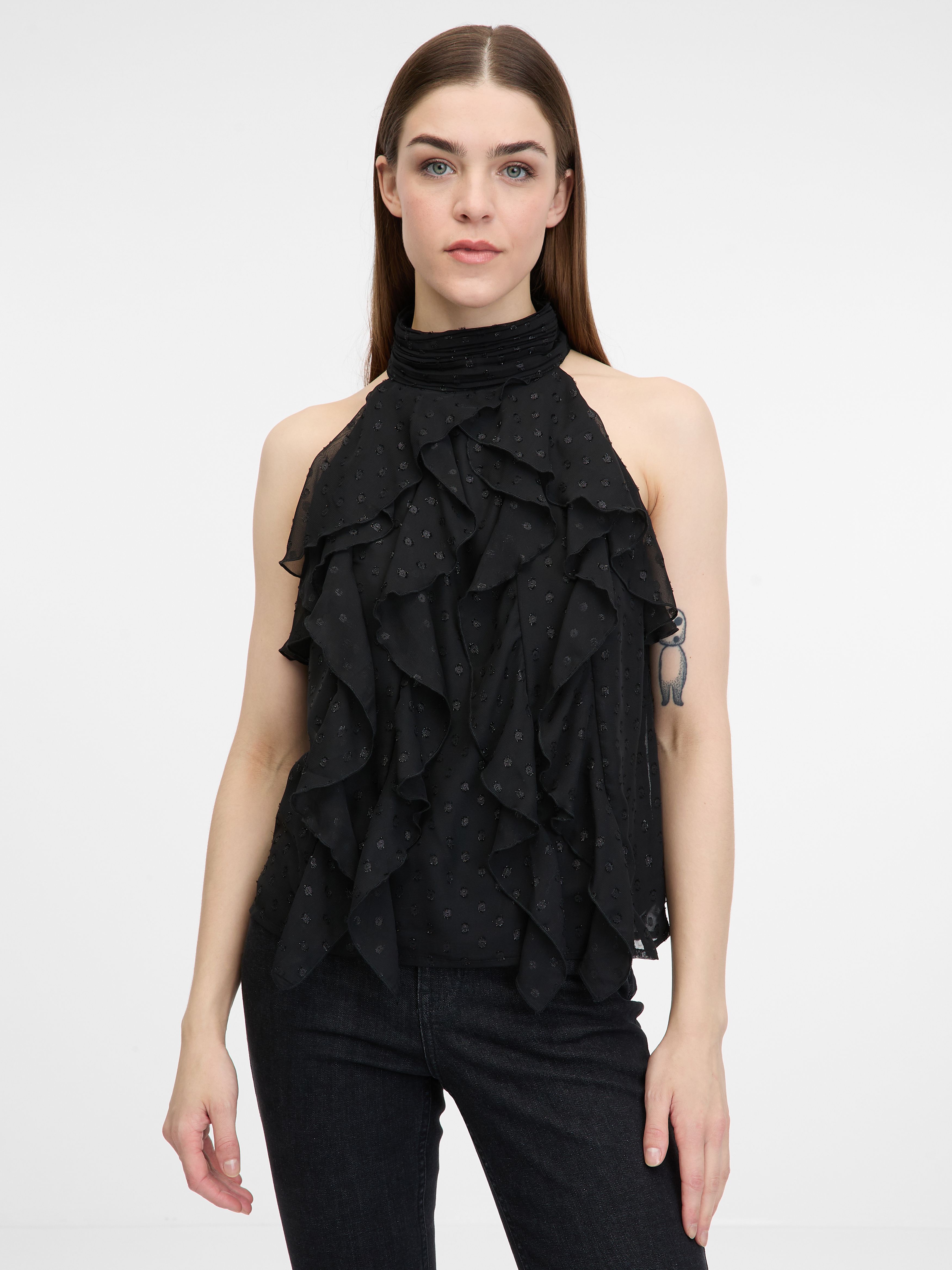 Crna ženska bluza bez rukava ORSAY | Orsay.hr - Službeni e-shop modne ...