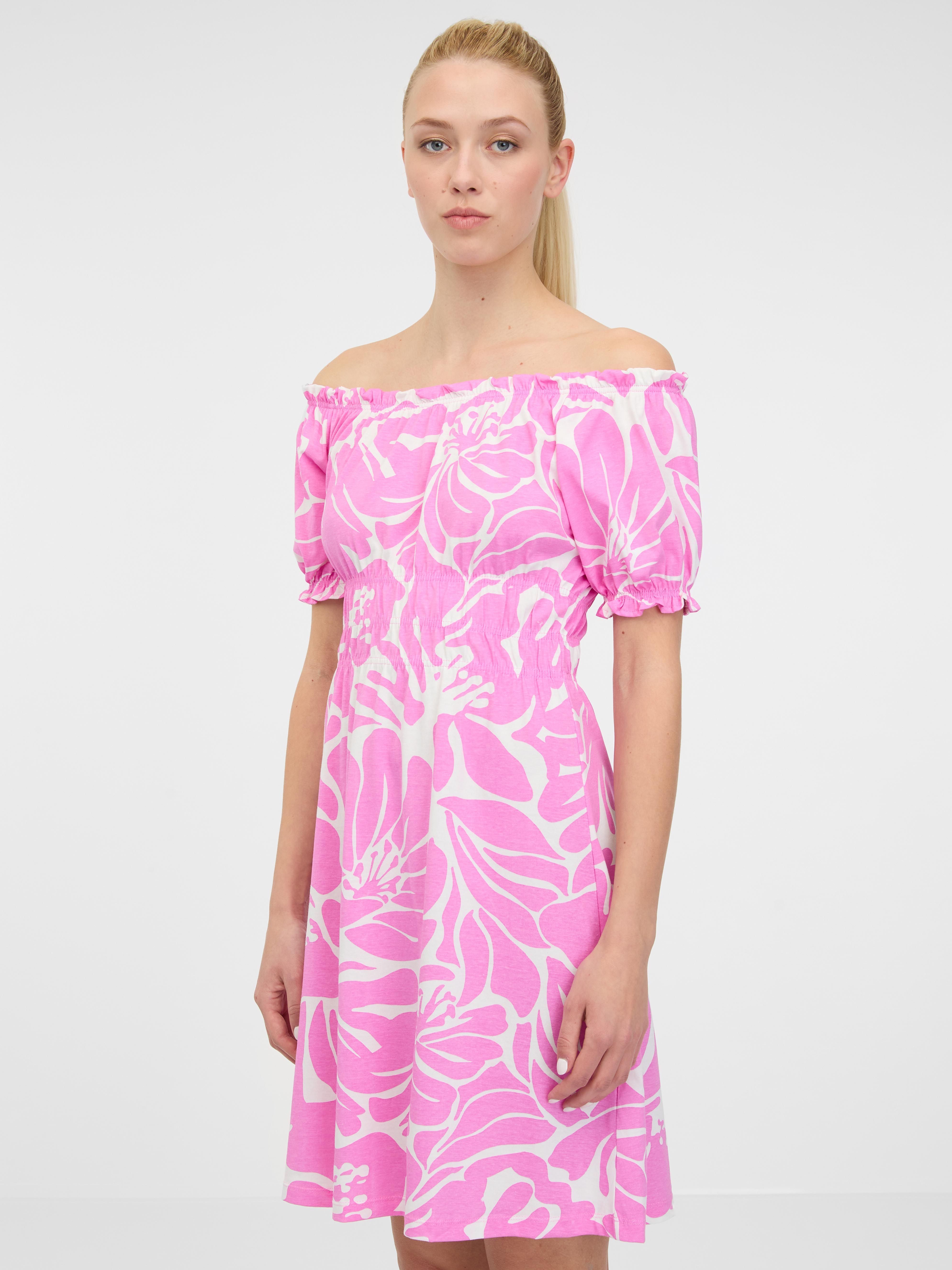 hellrosa-knielanges-damenkleid-orsay-orsay-at-der-offizielle-e-shop