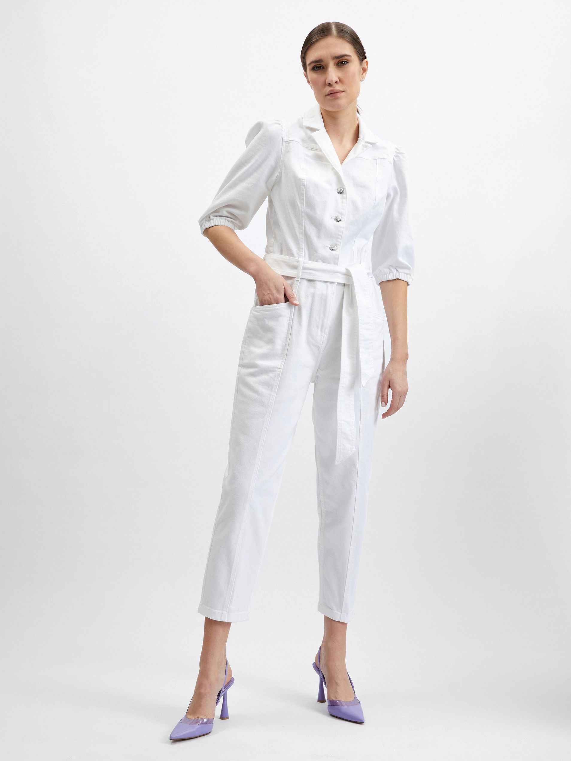 Weißer Denim-Overall für Damen ORSAY | Orsay.at - Der offizielle E-Shop ...