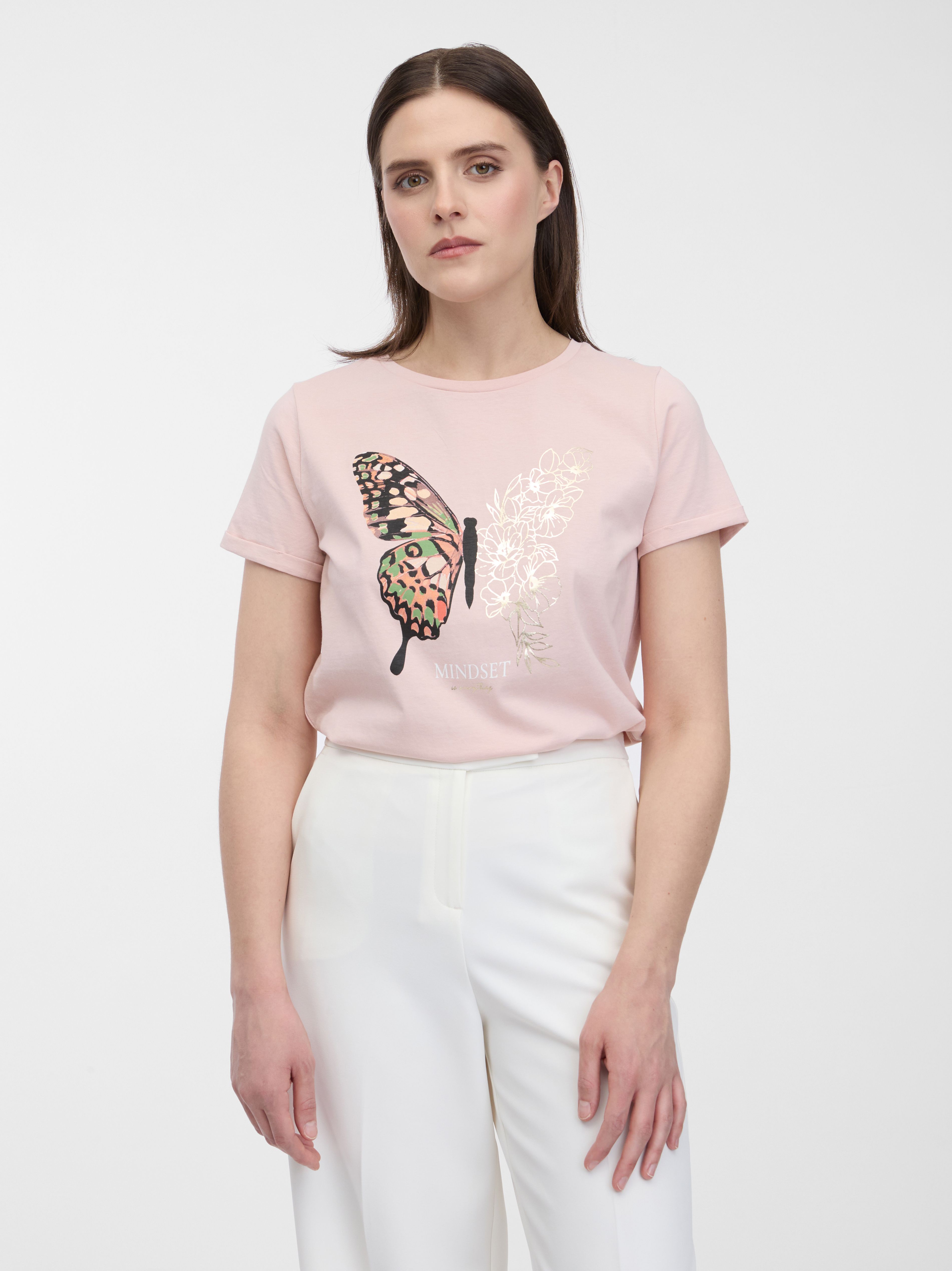 Tricou roz deschis pentru femei ORSAY | Orsay.ro - Magazinul electronic ...